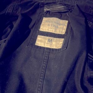 Abercrombie & Fitch | Jackets & Coats | Abercrombie Fitch Medium Navy Blue Military Field Jacket ...